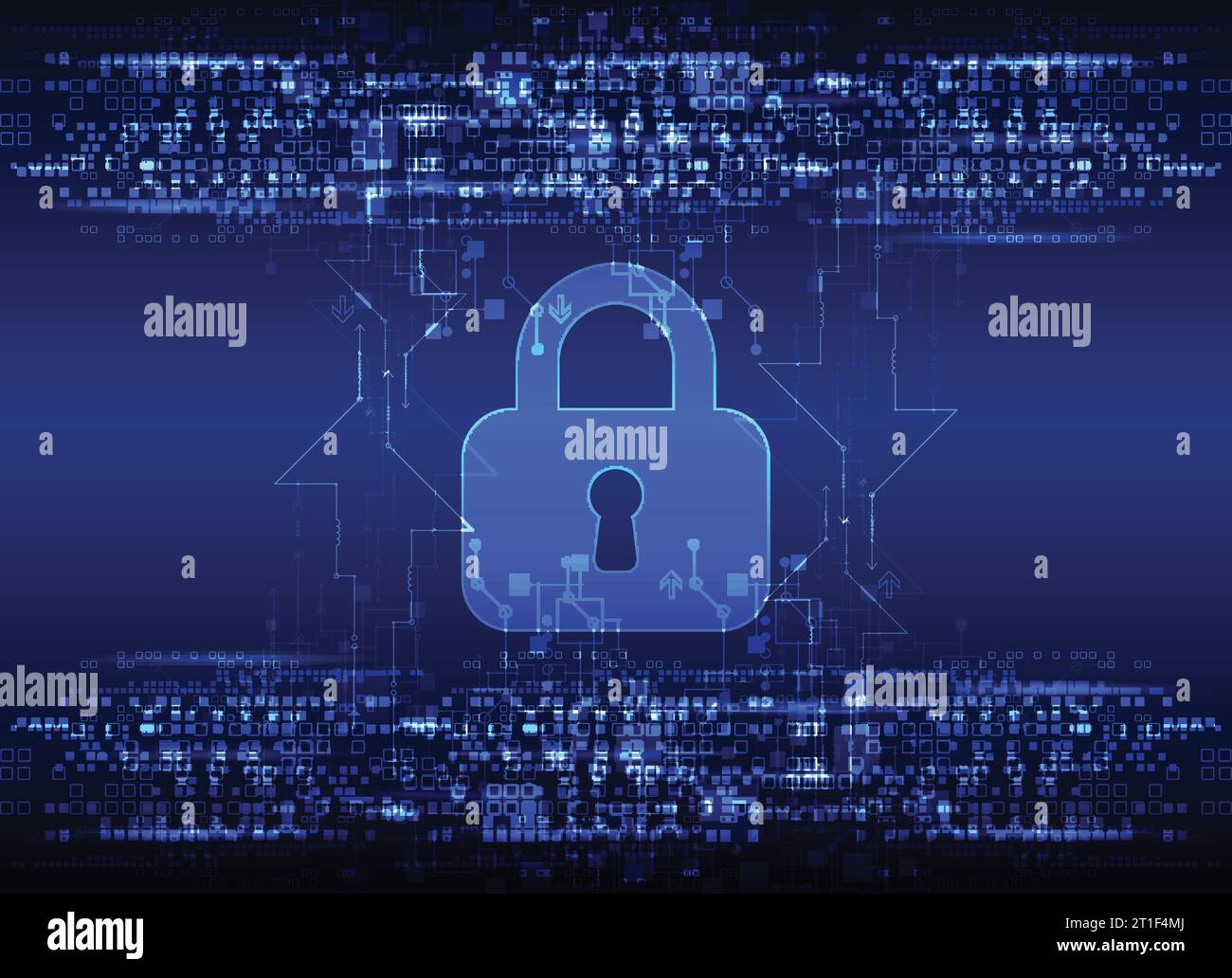 Protection concept. Protect mechanism, system privacy. Vector ...