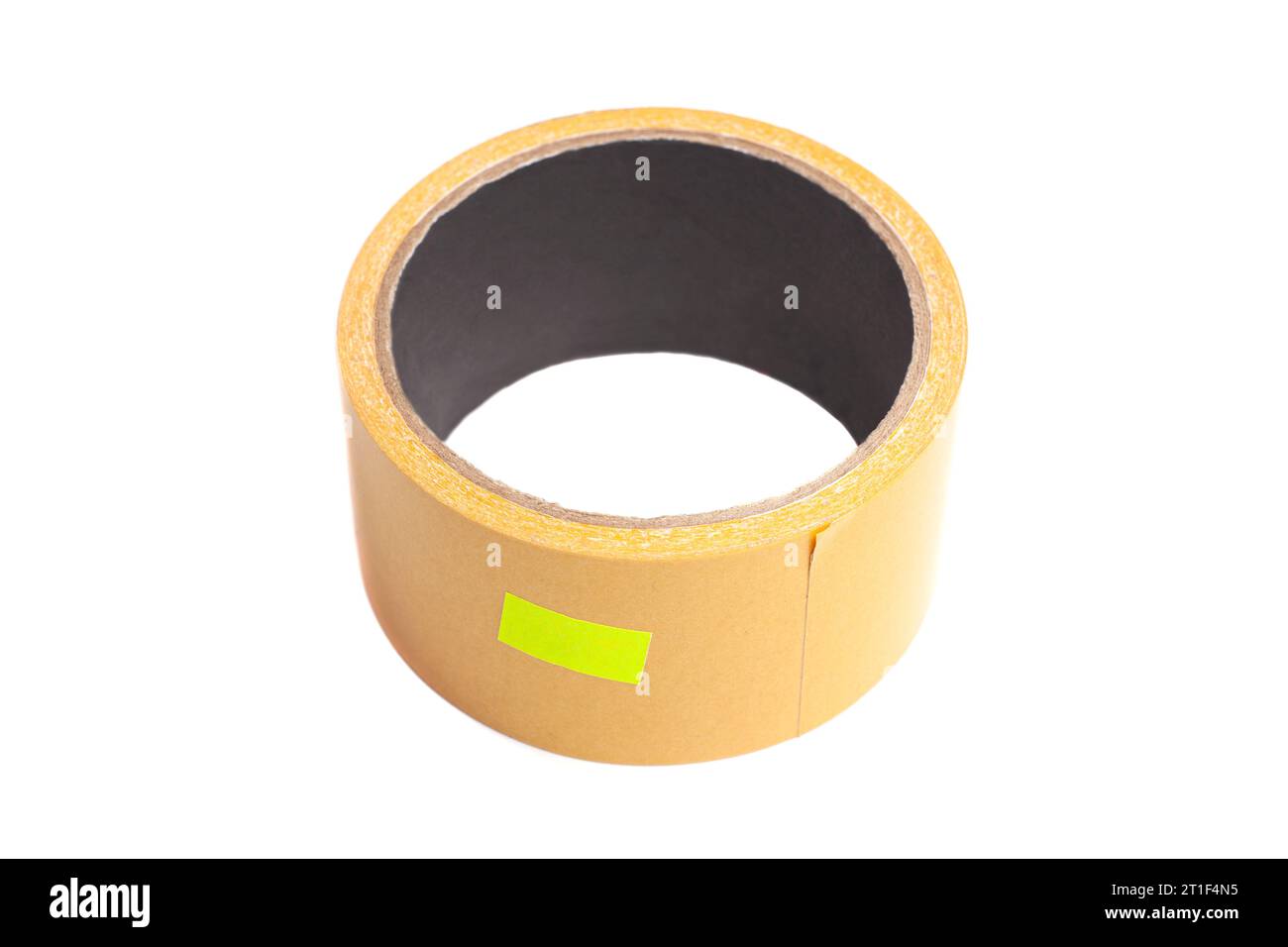 Duct tape roll yellow repair reel isolated Stock Photo - Alamy