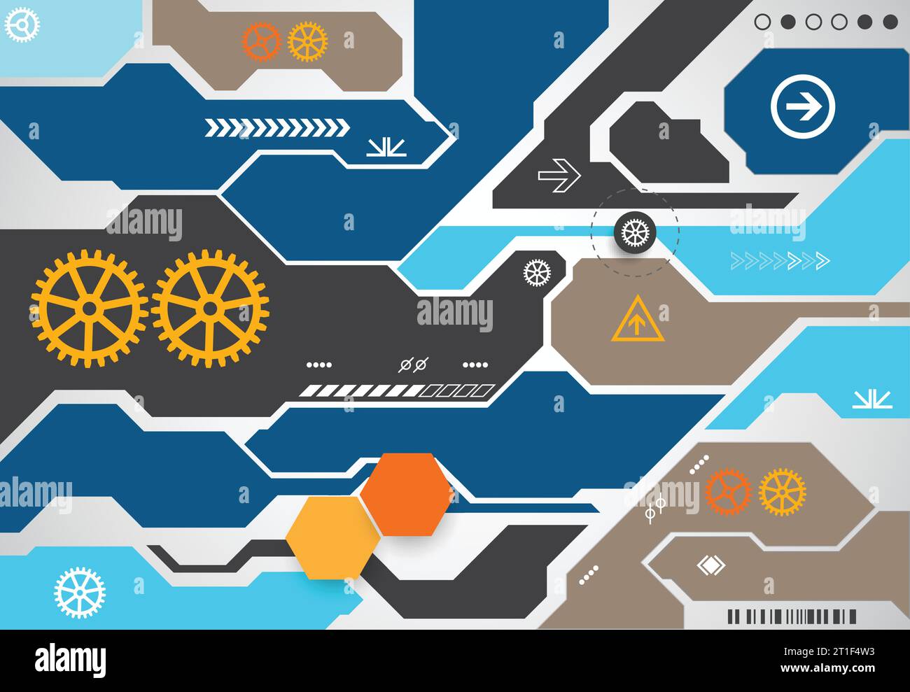 Abstract technological background. Vector illustration Stock Vector ...