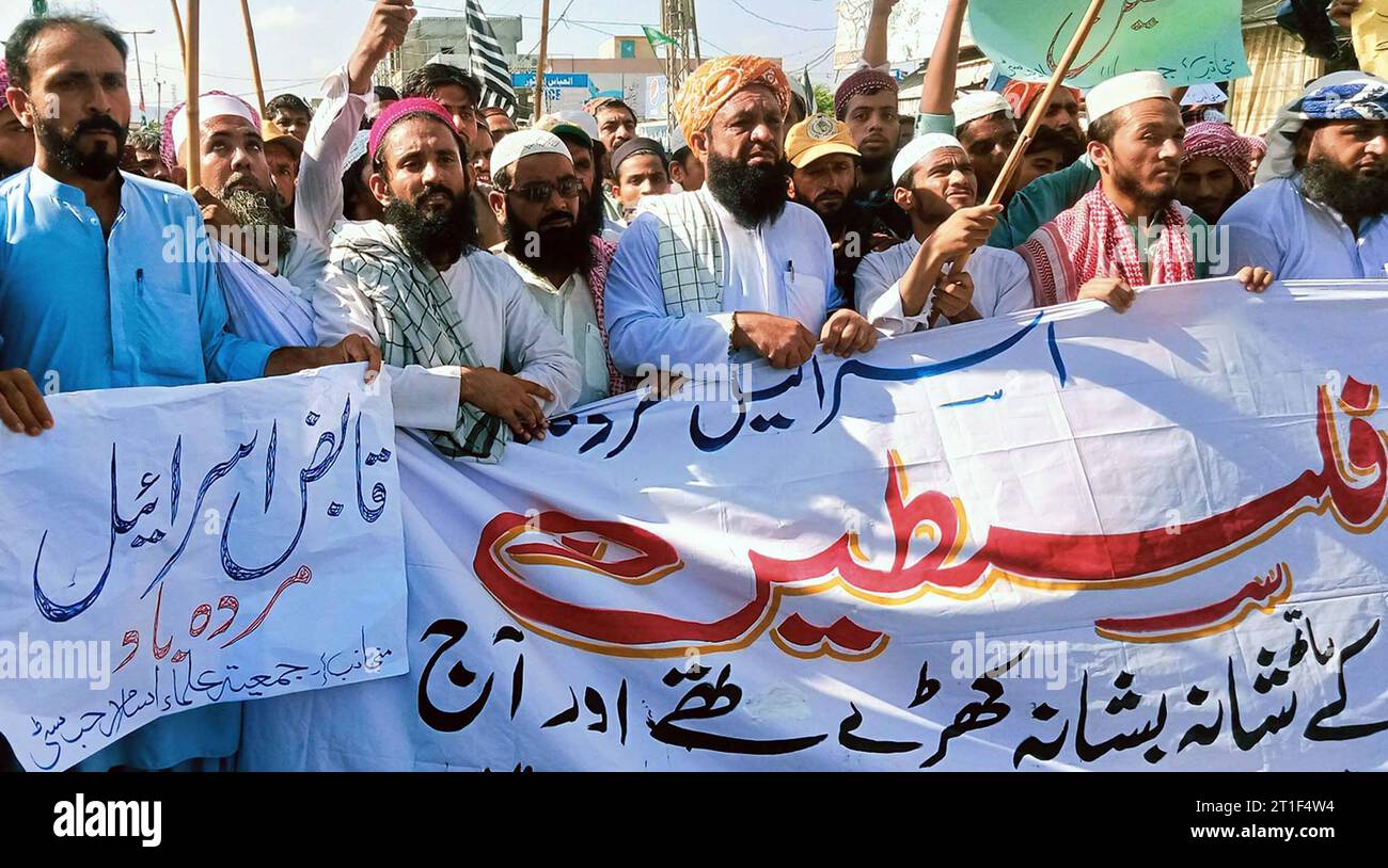 Activists Of Jamiat Ulema E Islam Jui F Are Holding Protest Rally