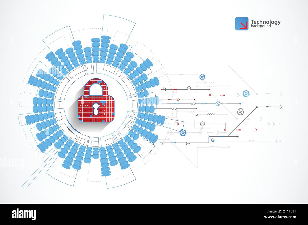 Dotted protection concept. Vector illustration Stock Vector Image & Art ...