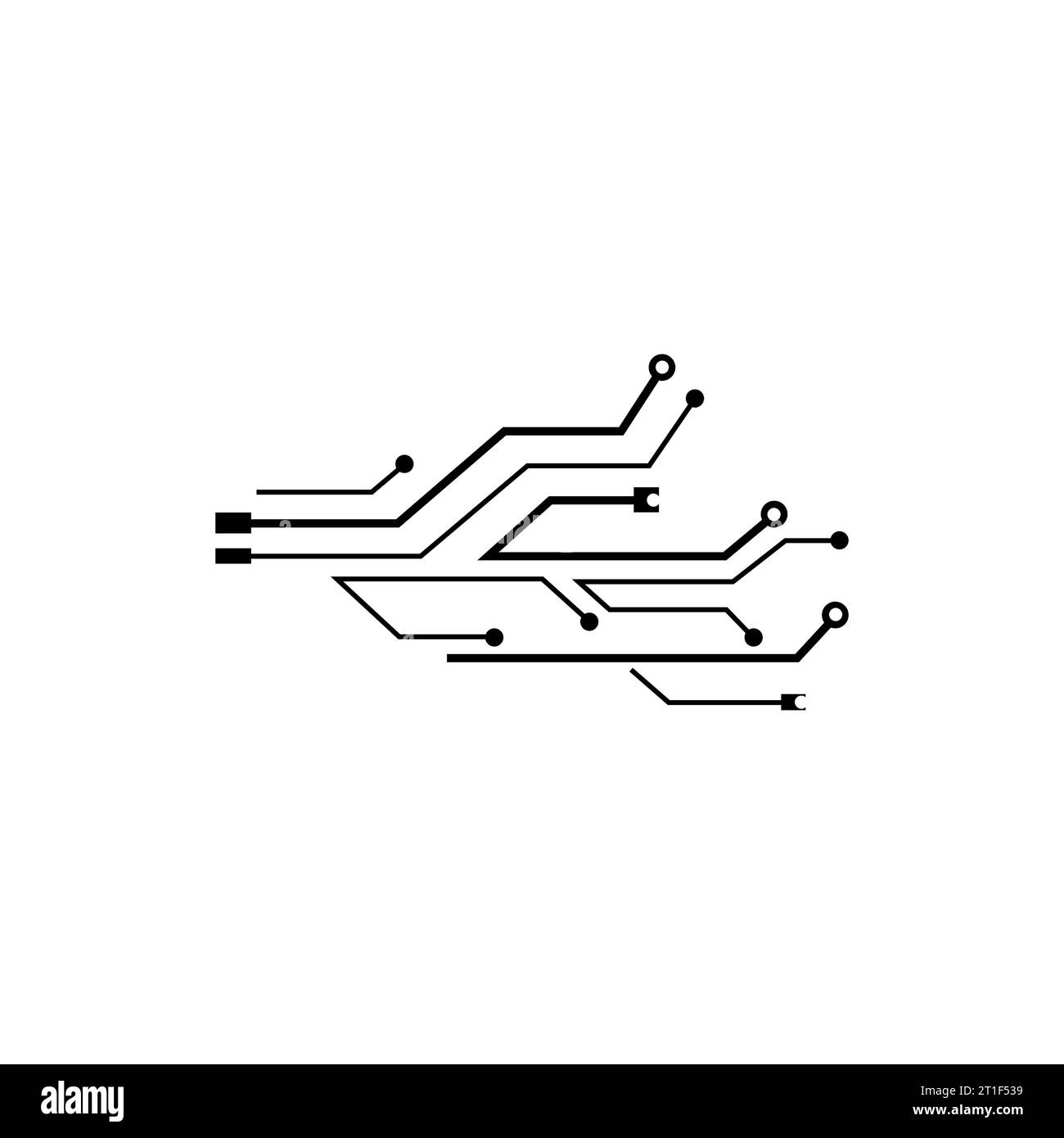 Circuit logo Black and White Stock Photos & Images - Alamy