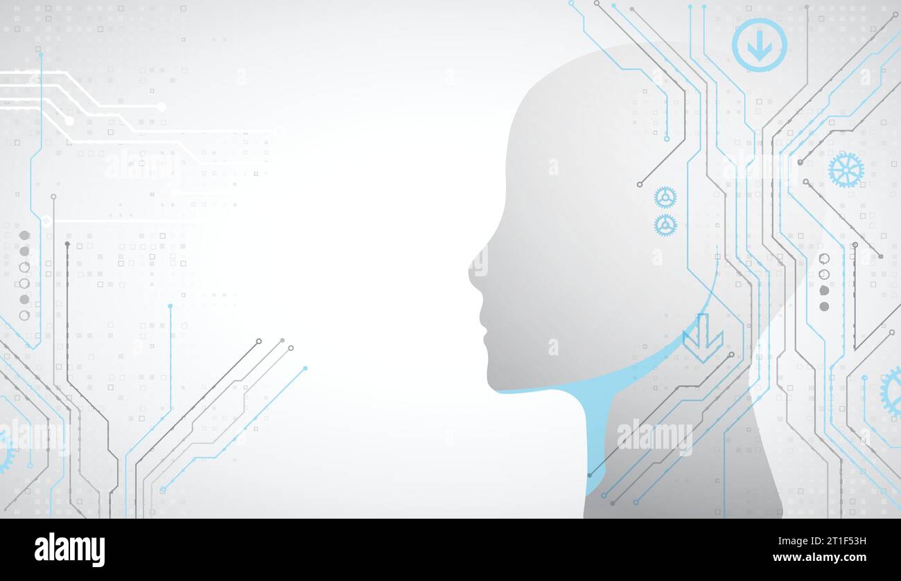 Creative brain concept background. Artificial Intelligence concept ...