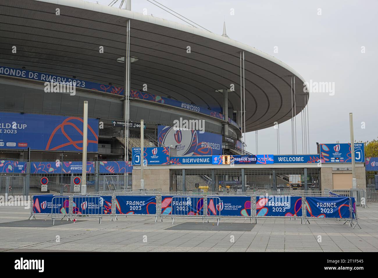 Entrance to the Stade de France for the Rugby World Cup Stock Photo - Alamy
