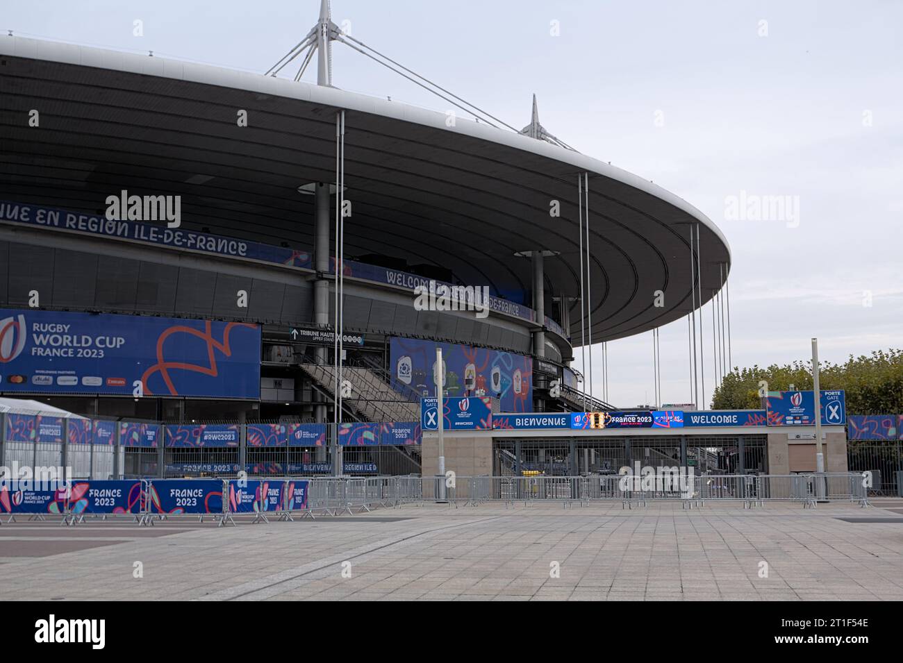 Entrance to the Stade de France for the Rugby World Cup Stock Photo - Alamy