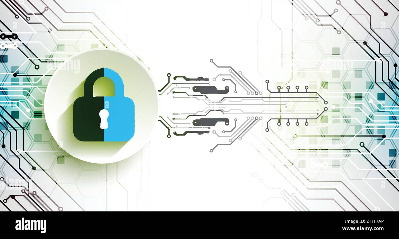 Protection concept. Protect mechanism, system privacy. Vector ...