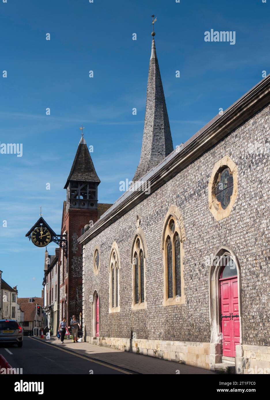 europe, UK, England, Sussex, Lewes St Michael clocktower Stock Photo ...