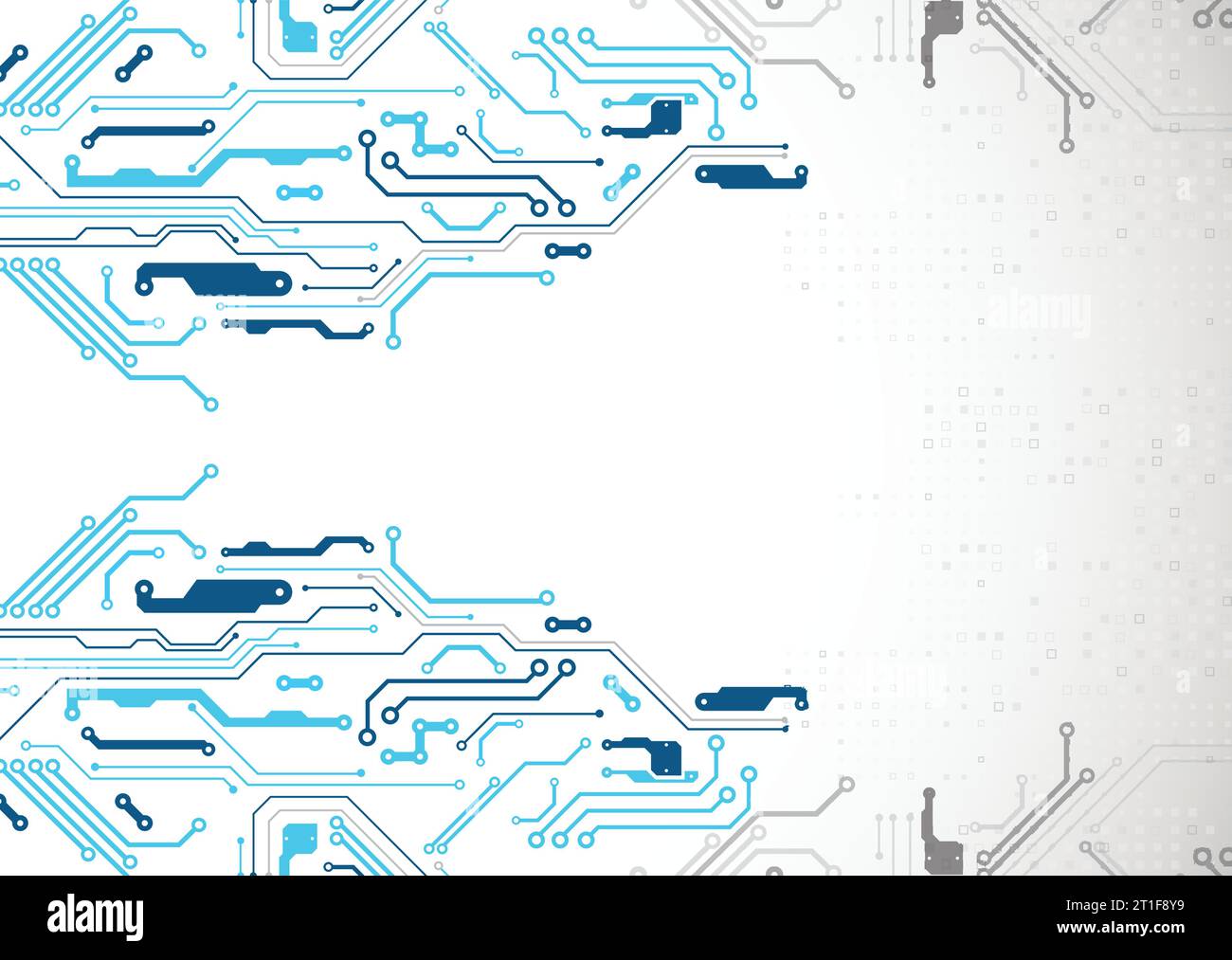 Vector illustration, Hi-tech digital technology and engineering theme ...