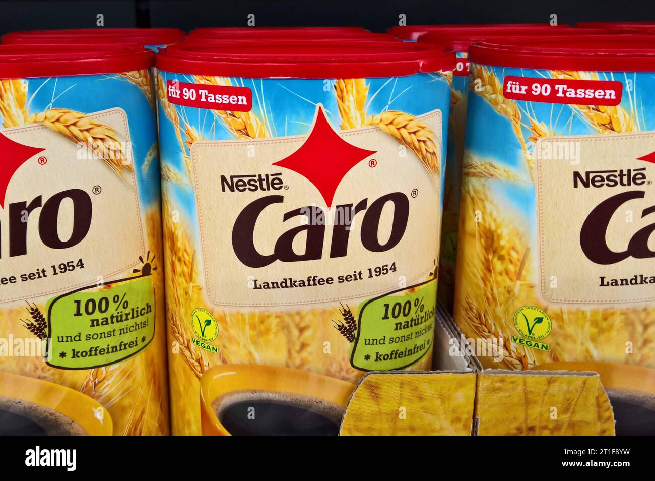 Nestle Caro, Landkaffee bzw koffeinfreier Kaffee für ca. 90 Tassen ...