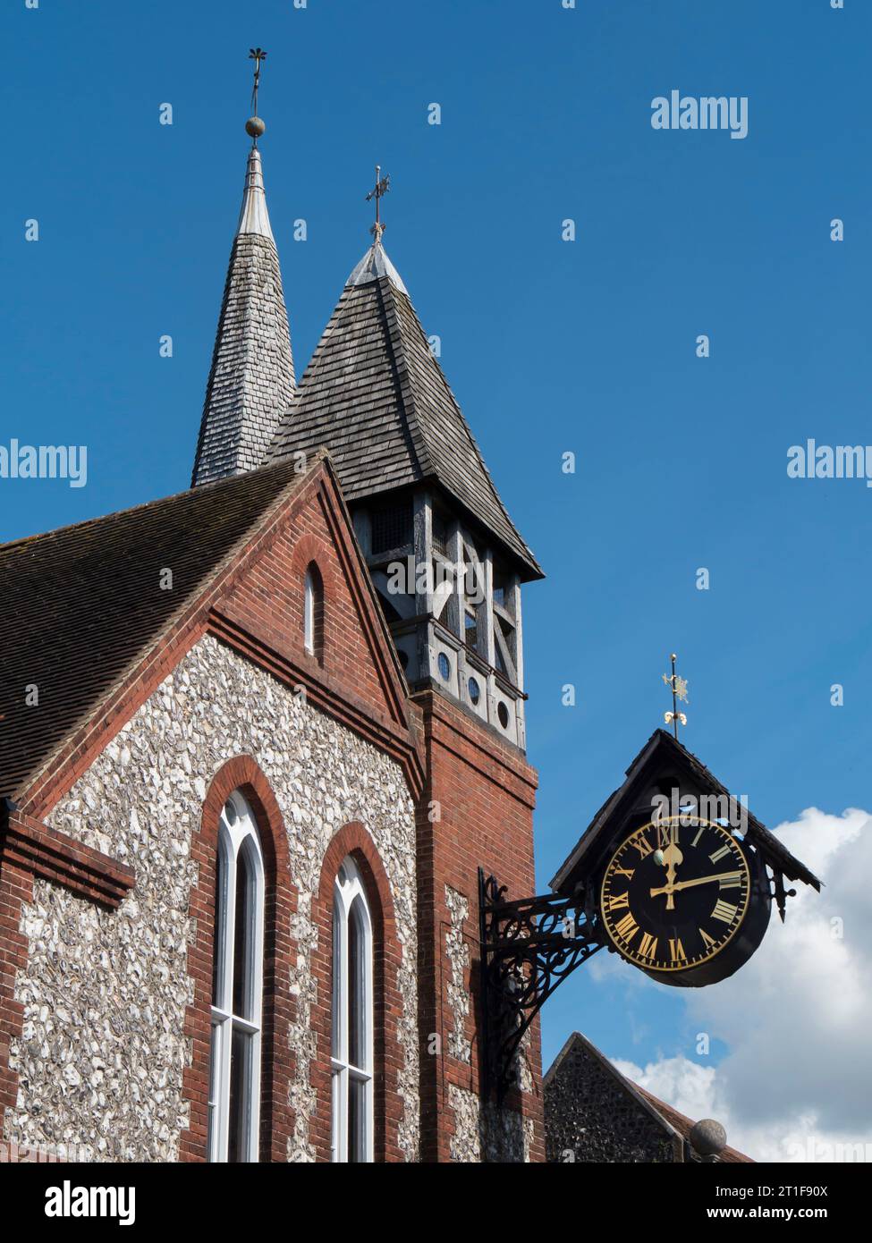 europe, UK, England, Sussex, Lewes St Michael clocktower Stock Photo ...