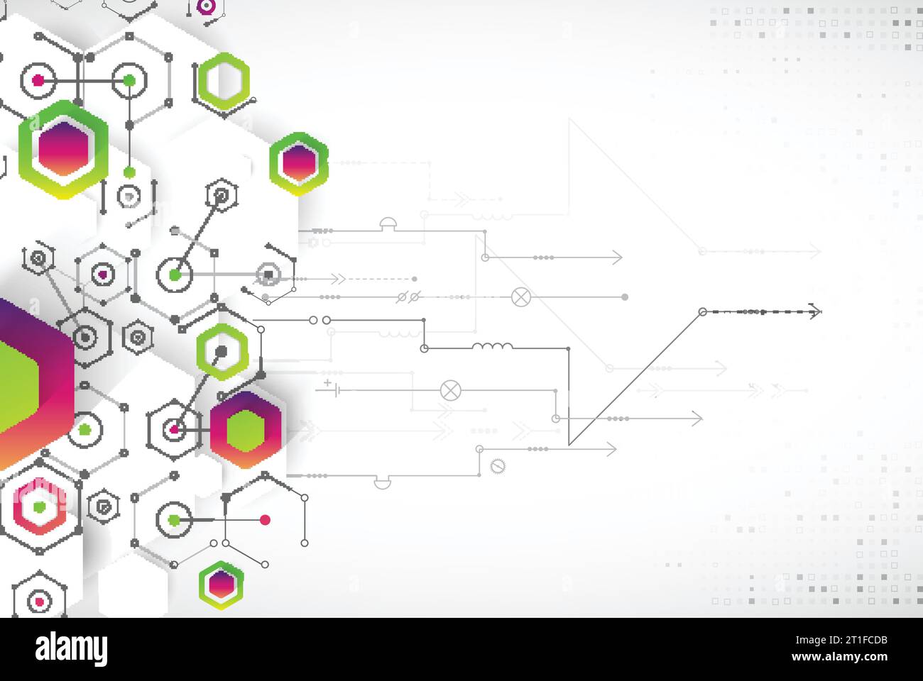 Abstract background. Science template, wallpaper or banner. Vector ...