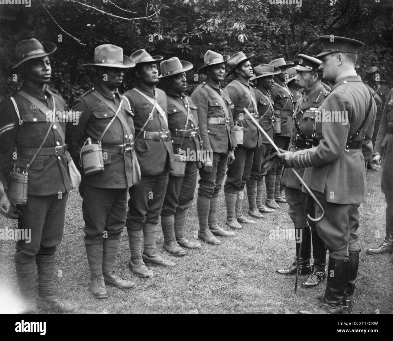 The Royal Visits To the Western Front, 1914-1918 King George inspecting ...