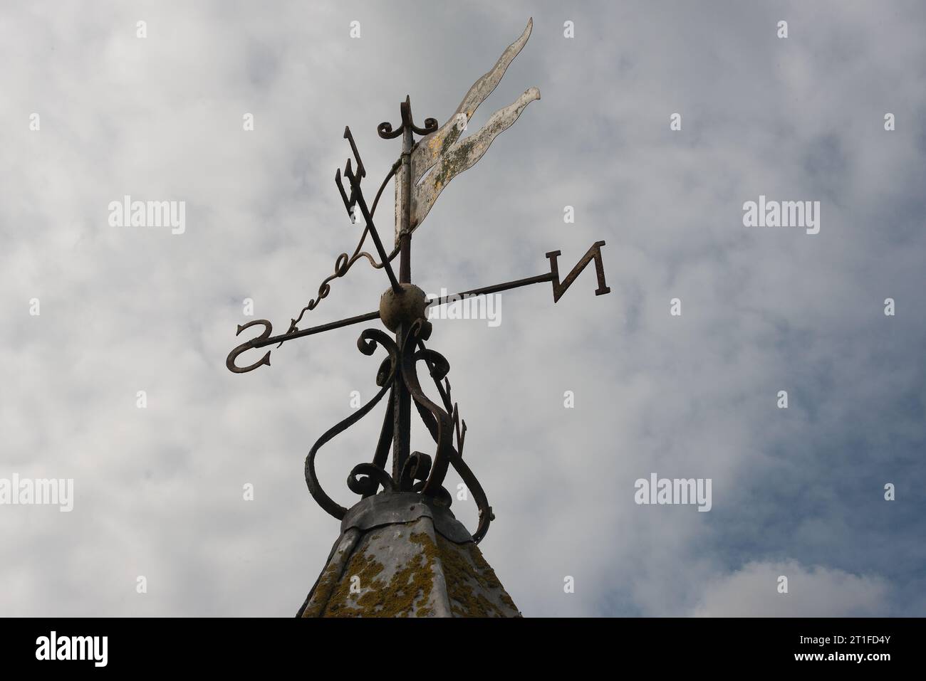 Church with weather vane hi-res stock photography and images - Alamy