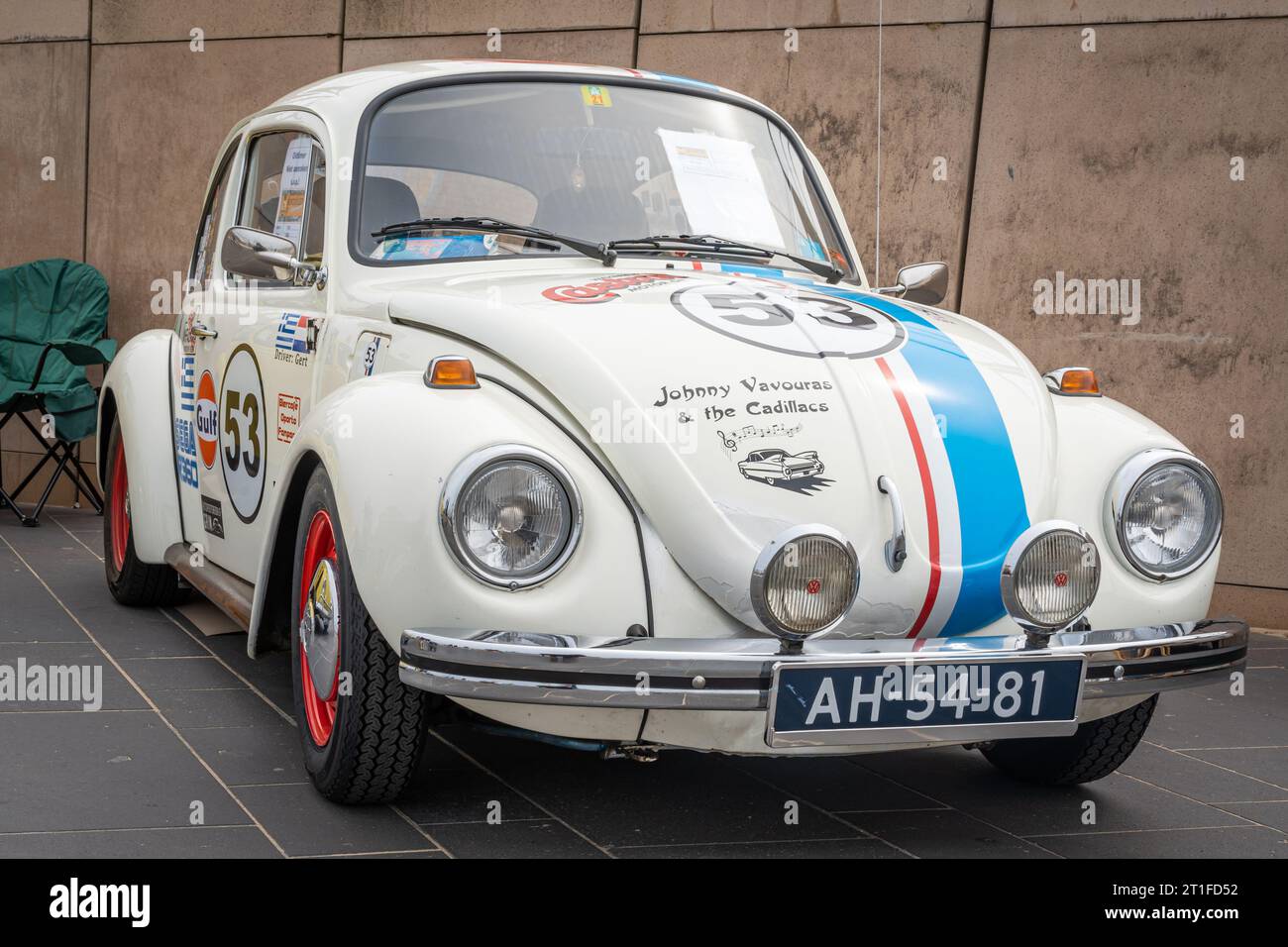 Scheveningen, The Netherlands, 14.05.2023, Vintage Volkswagen Beetle ...