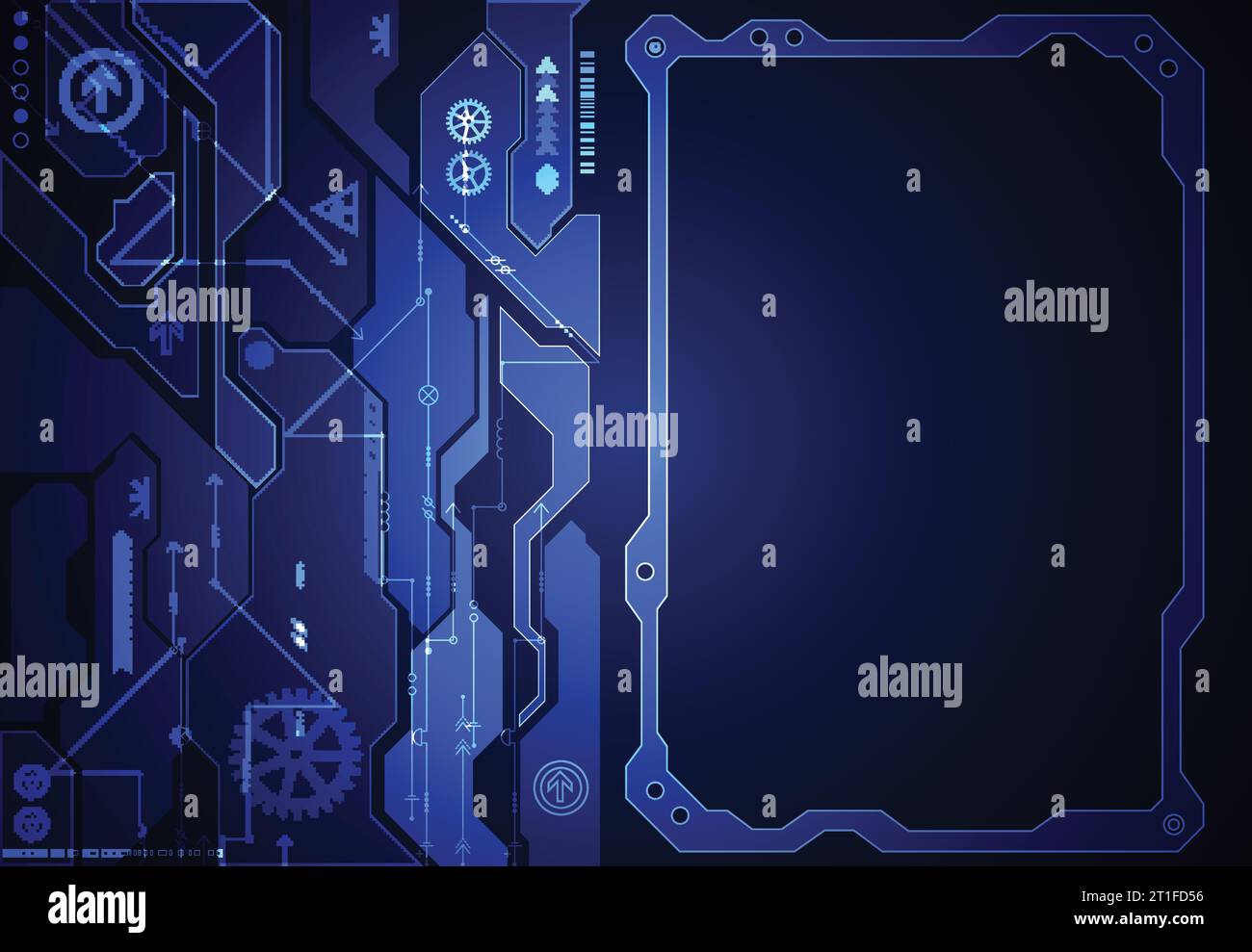 Hi-tech digital technology and engineering background. Vector Stock ...