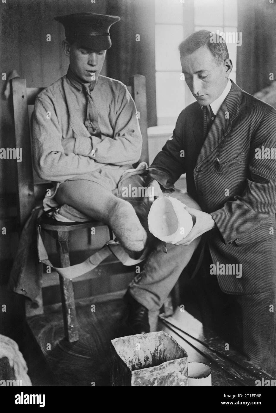 Hospital Treatment For Servicemen during the First World War A doctor ...