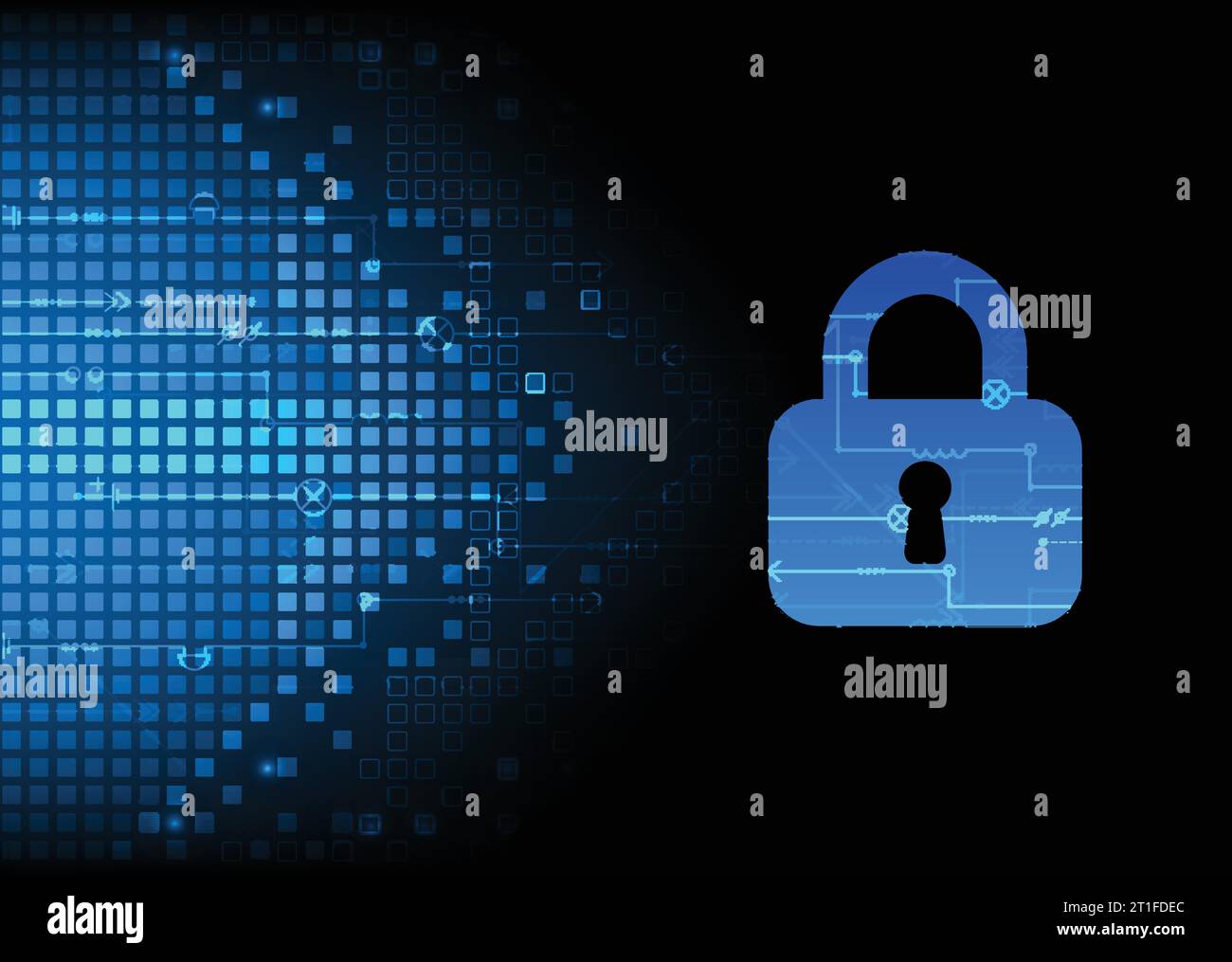 Protection concept. Protect mechanism, system privacy. Vector ...