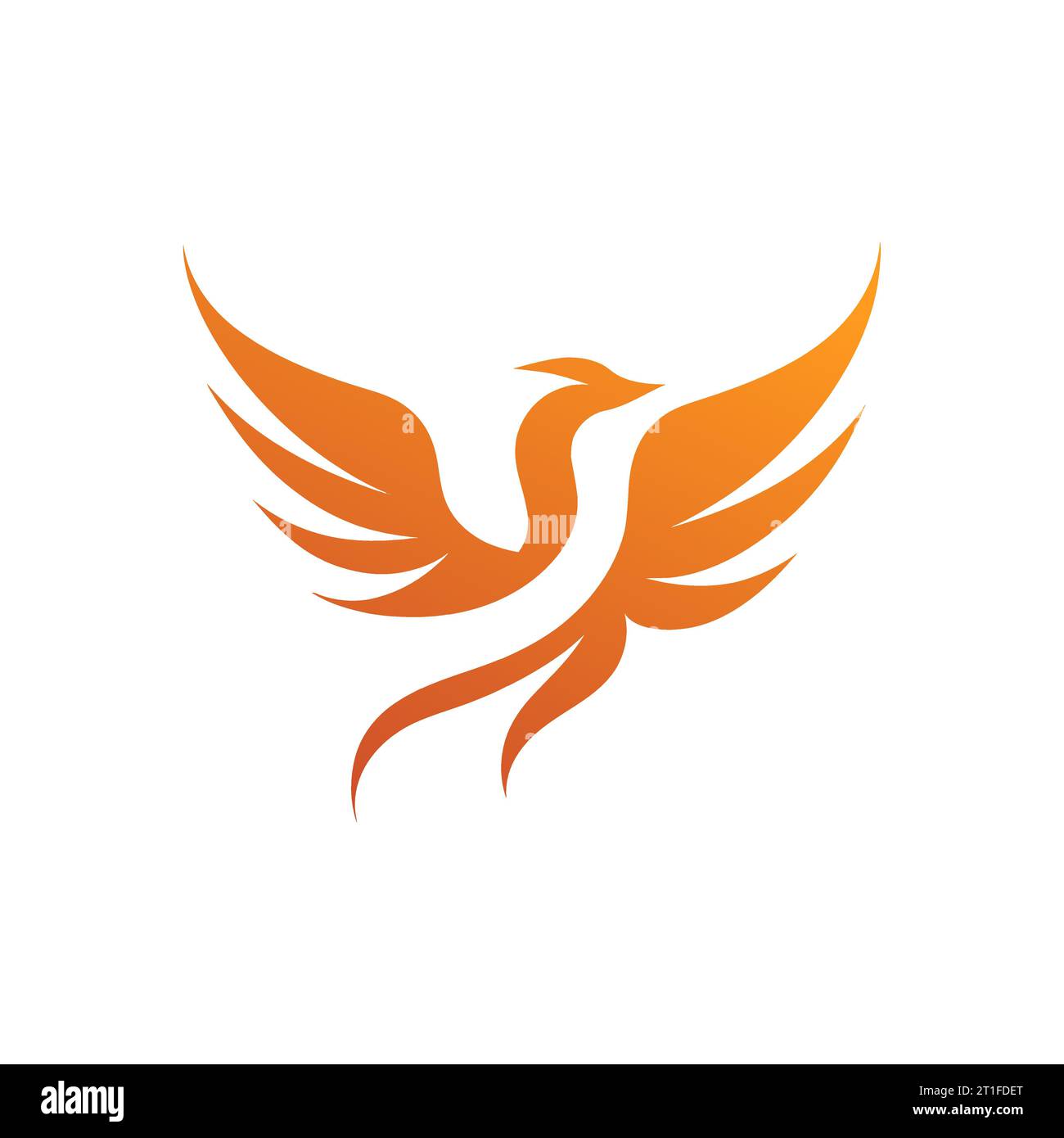 Phoenix Rings Wings logo. Falcon Eagle Hawk bird logo icon. Vector ...