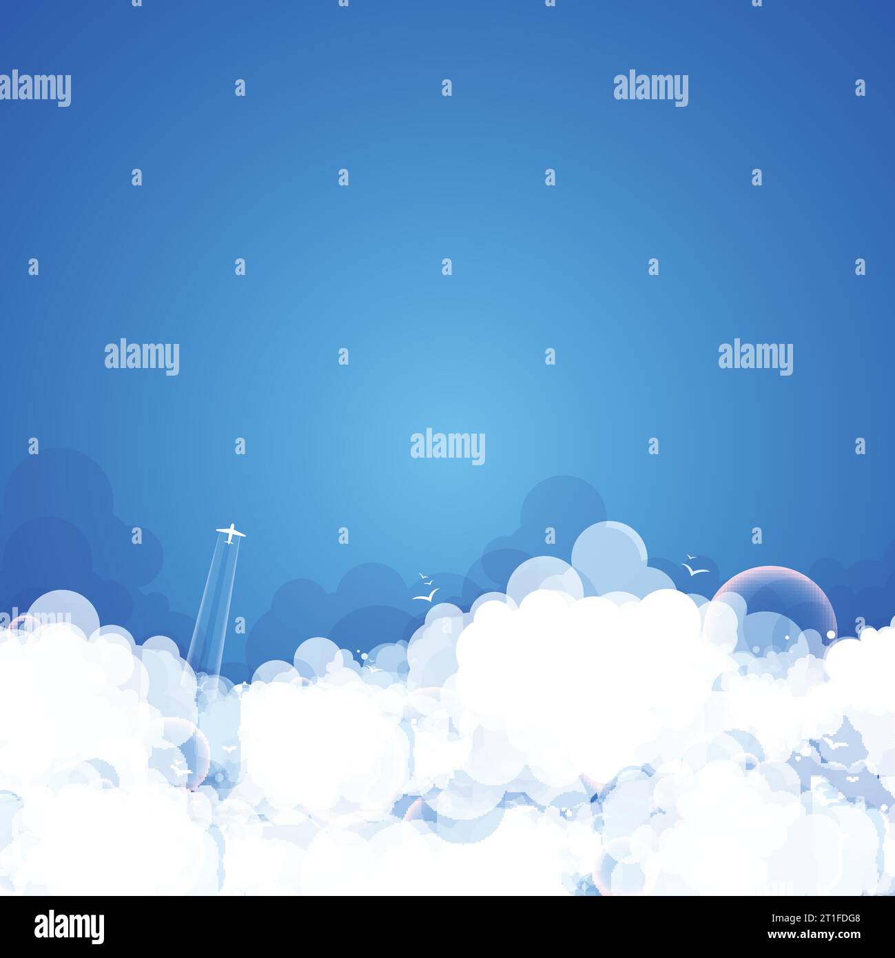 Cloud theme vector background. Eps 10 Stock Vector Image & Art - Alamy