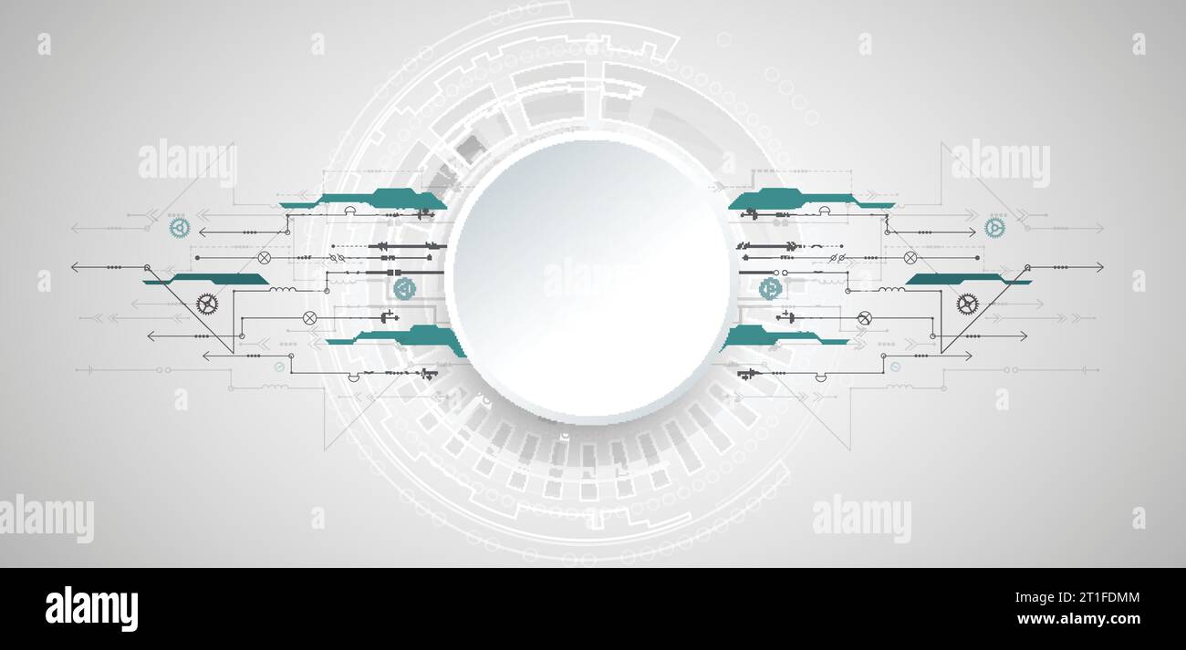 Abstract technological background. Vector Stock Vector Image & Art - Alamy