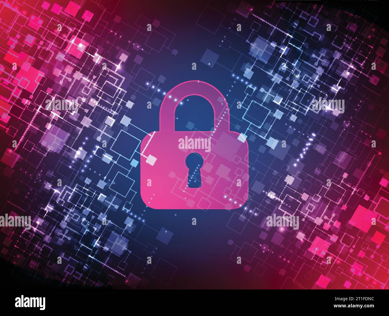 Protection concept. Protect mechanism, system privacy. Vector ...