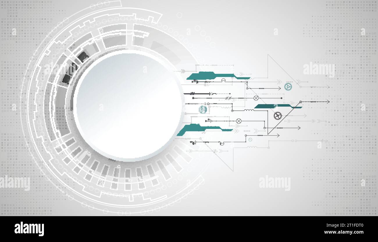 Abstract technological background. Vector Stock Vector Image & Art - Alamy