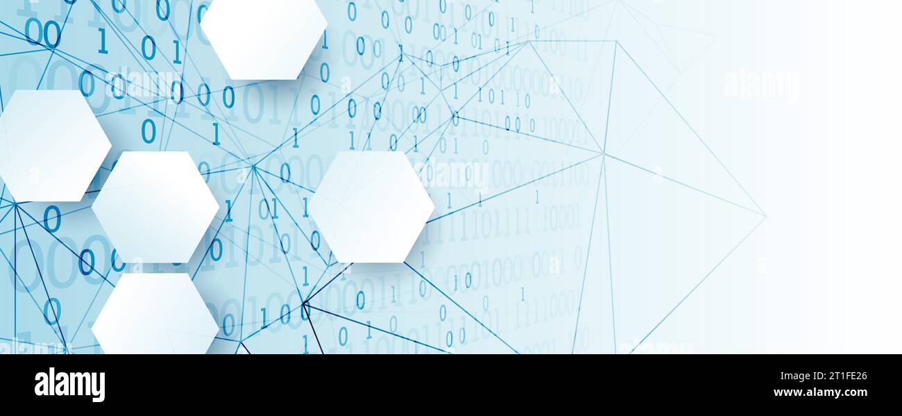 Technology background. Big data concept. Binary computer code. Vector illustration Stock Vector ...