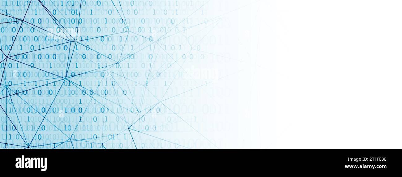 Technology background. Big data concept. Binary computer code. Vector illustration Stock Vector ...