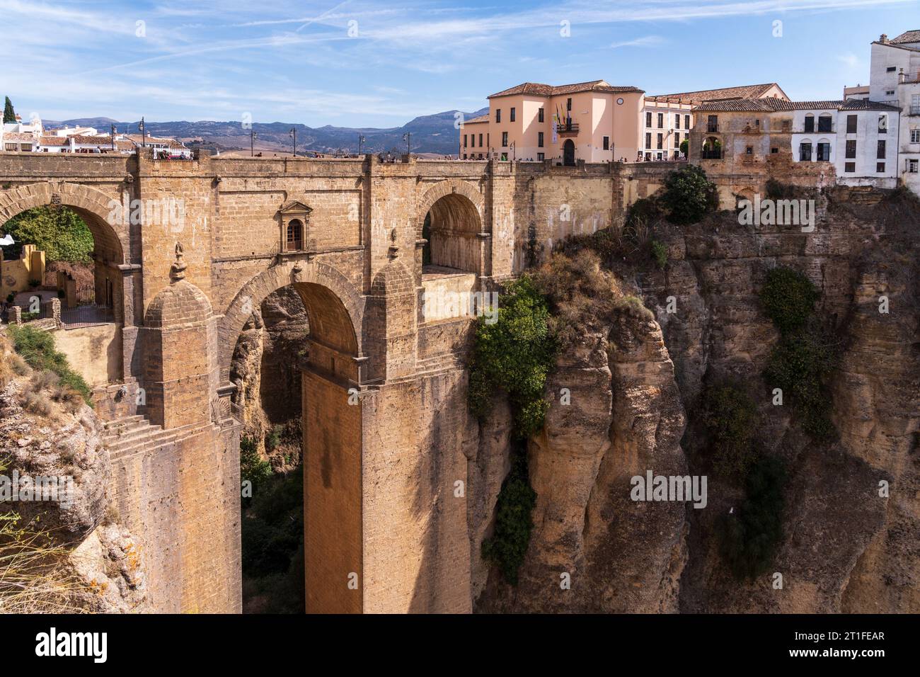 Gorge bridge two sides hi-res stock photography and images - Alamy