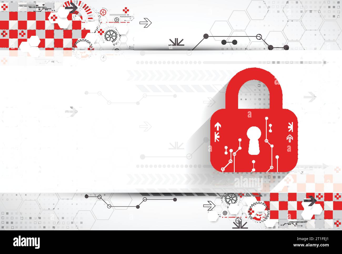 Red protection background. Technology security, encode and decrypt ...
