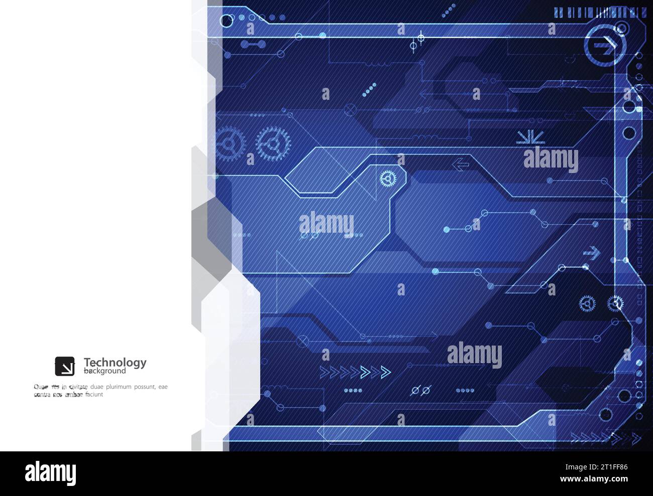 Hi-tech digital technology and engineering background. Vector Stock ...