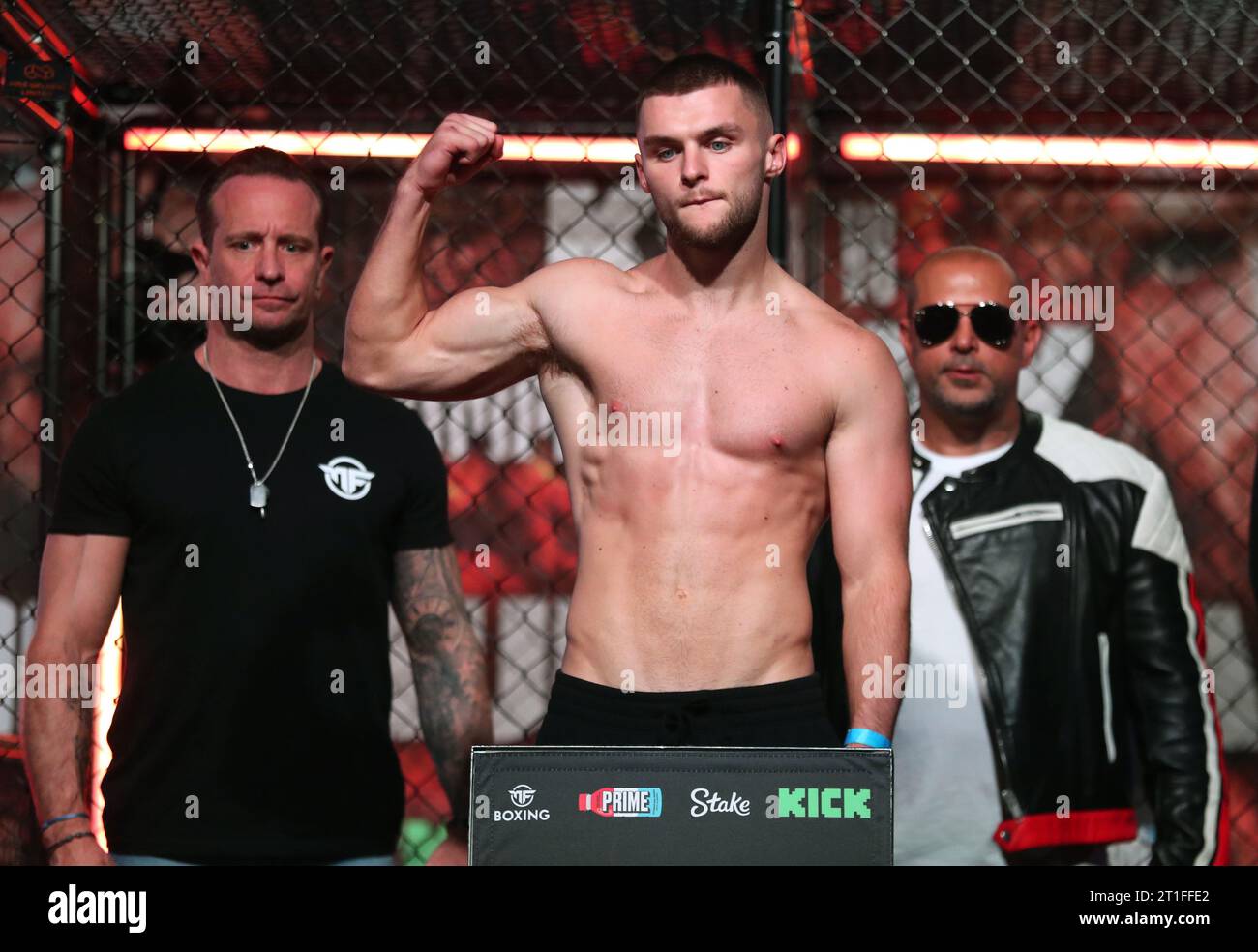 Ryan Taylor during a weigh-in at the Exchange Hall, Manchester. Picture ...