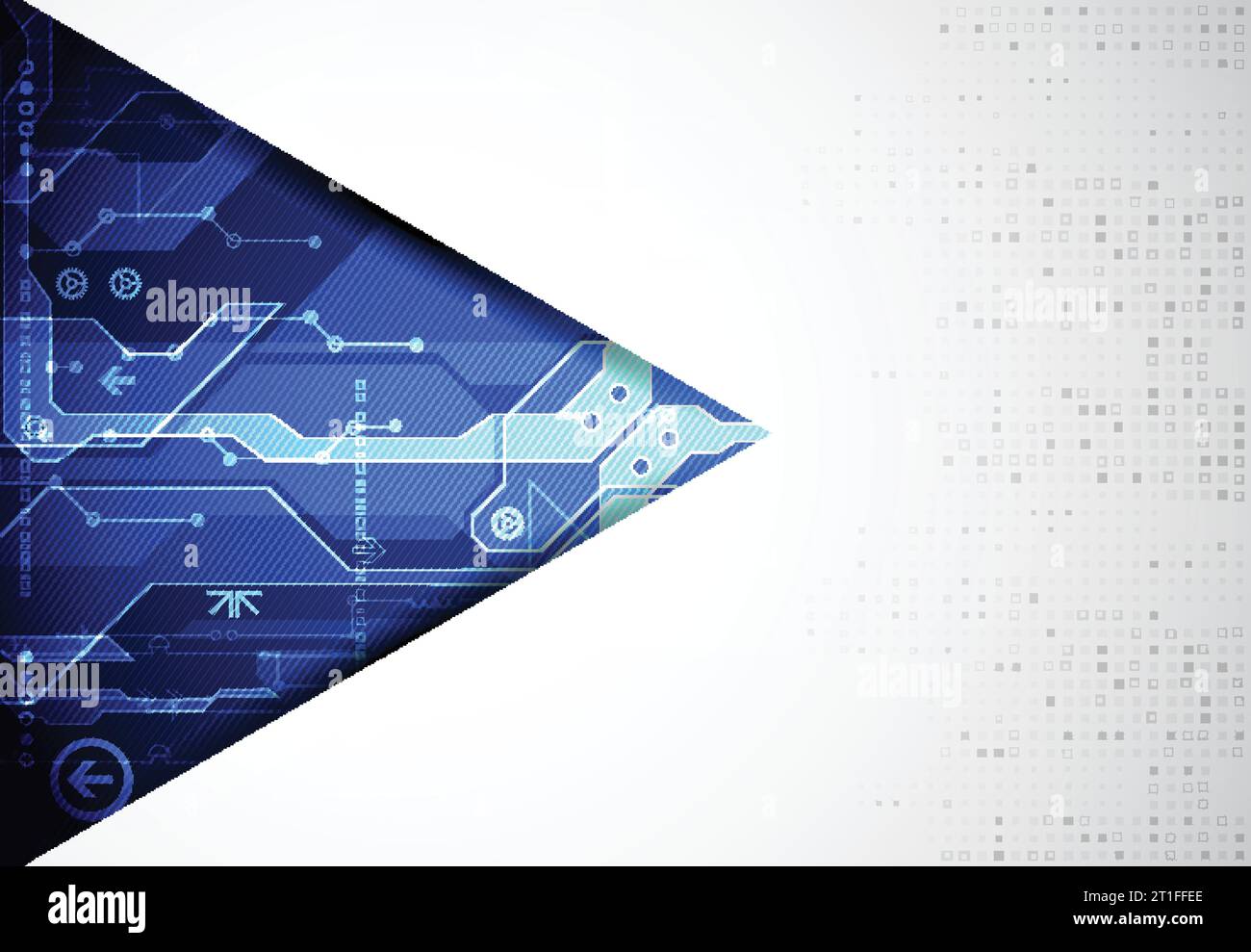 Abstract digital communication technology background. Vector ...