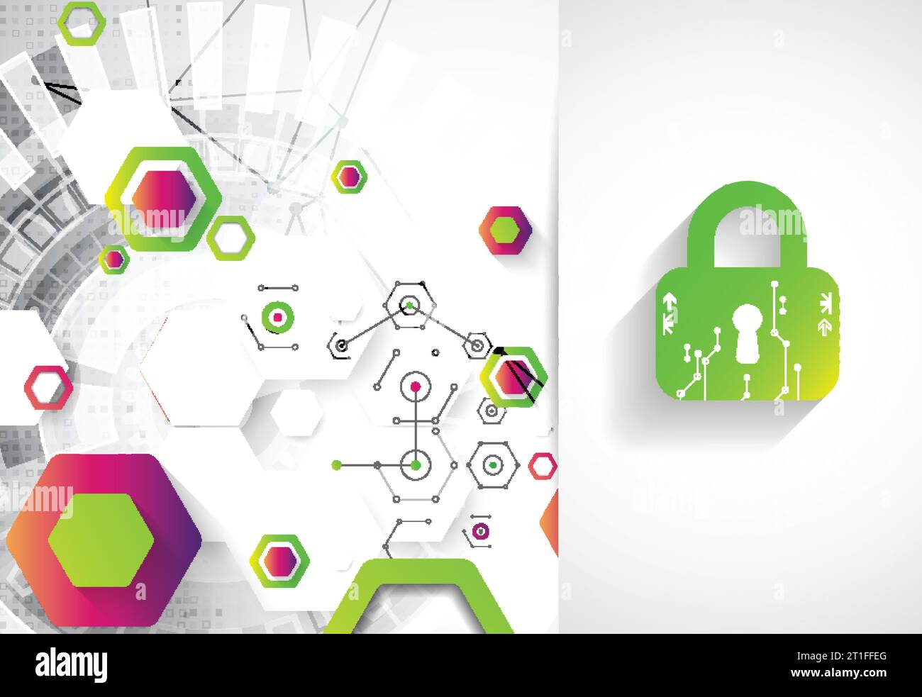 Protection concept. Protect mechanism, system privacy. Vector ...