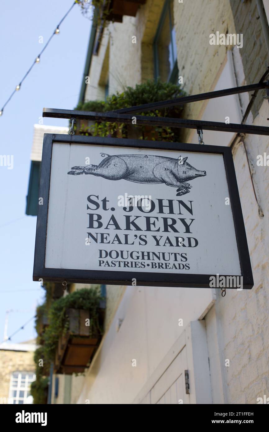 St John's Bakery, Neal's Yard, Covent Garden, London U.K Stock Photo ...