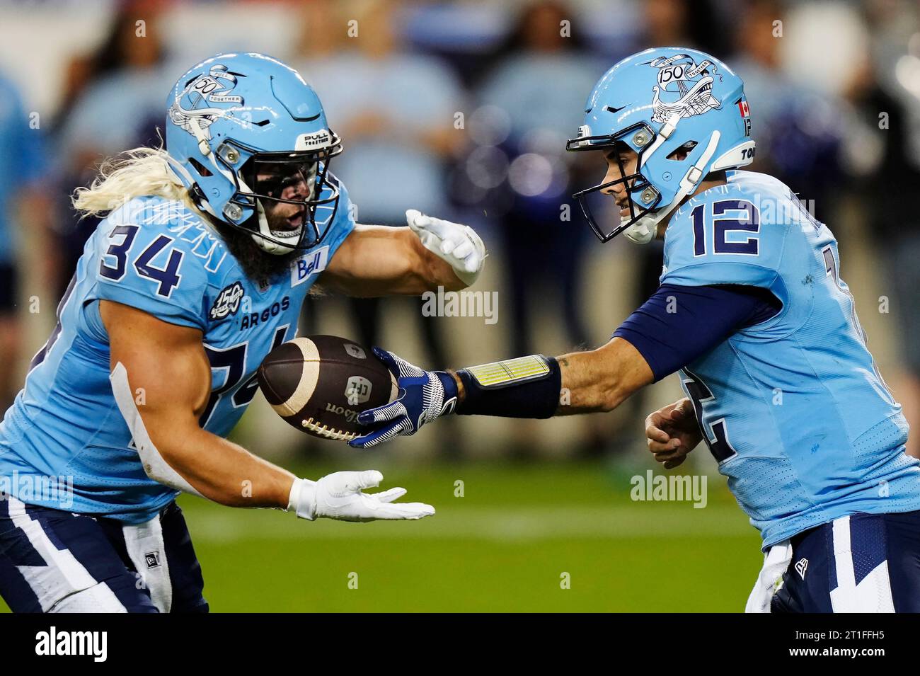 Toronto, Canada. 06th Oct, 2023. Toronto Argonauts quarterback Chad ...