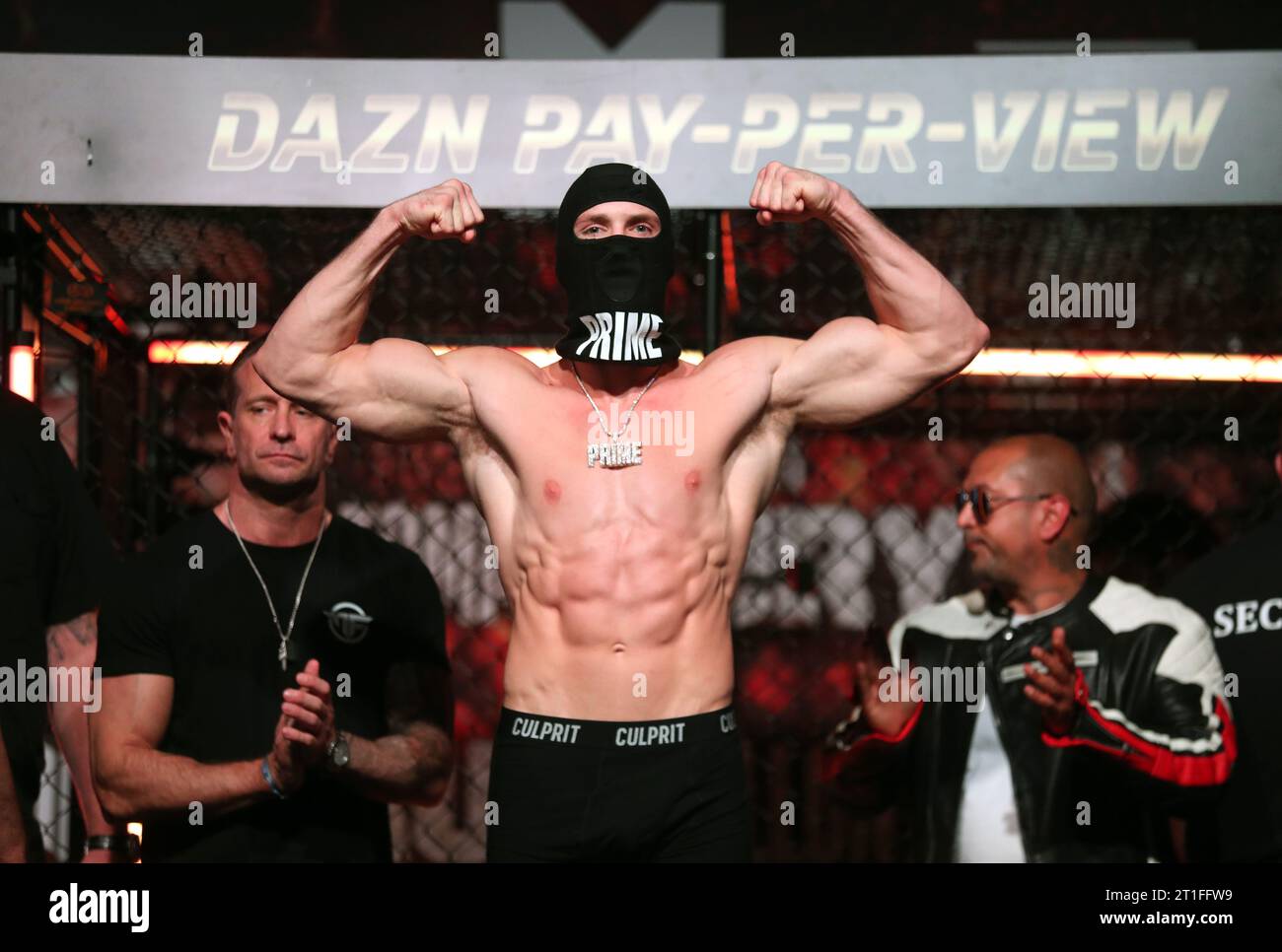 Logan Paul during a weigh-in at the Exchange Hall, Manchester. Picture ...