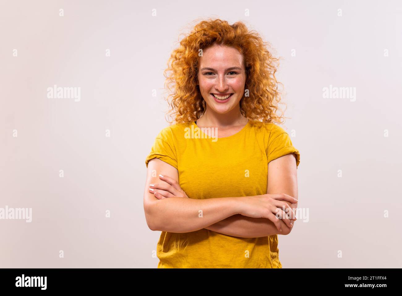 Natural portrait caucasian ginger hi-res stock photography and images ...