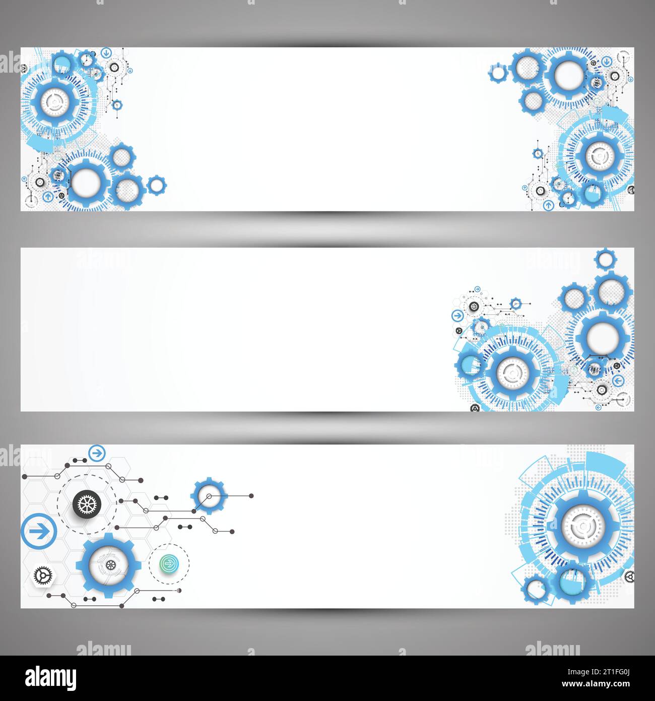 Set of web banners. Vector Stock Vector Image & Art - Alamy