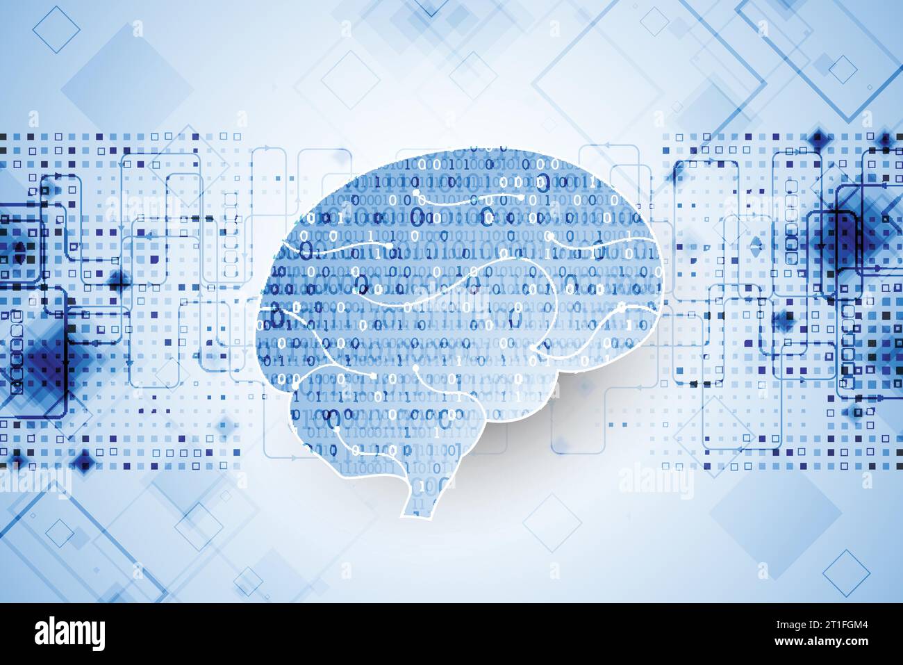 Abstract digital brain,technology concept. Vector Stock Vector Image ... Abstract digital brain,technology concept. Vector Stock Vector Image ...