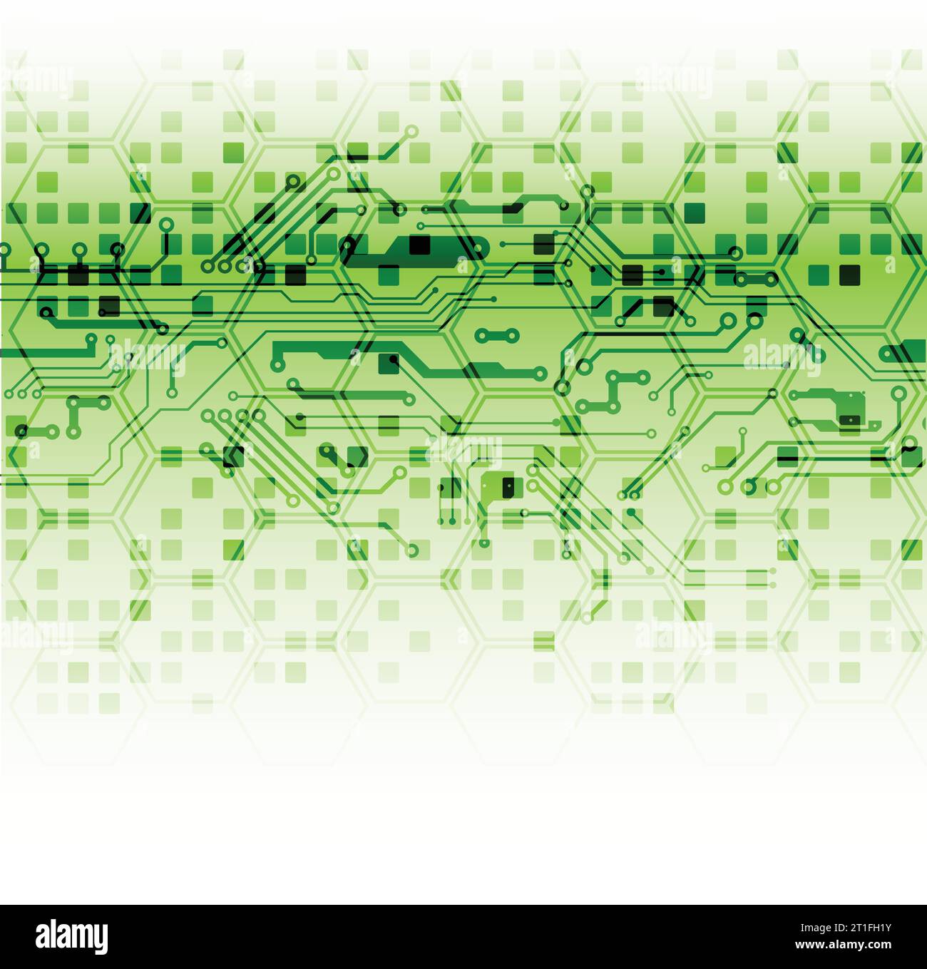 Vector illustration, Hi-tech digital technology and engineering theme ...