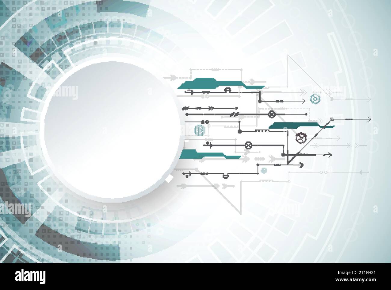 Abstract technological background. Vector Stock Vector Image & Art - Alamy