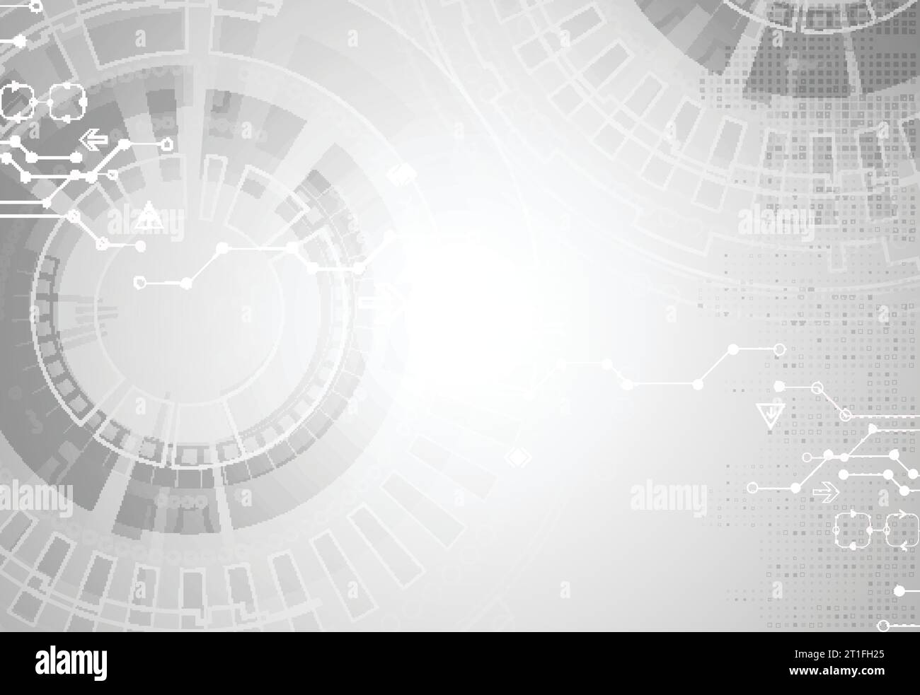 Abstract futuristic illustration. High technology computer background ...