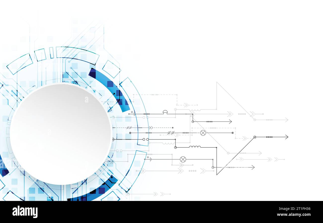 Bright technological background. A creative idea for your business ...