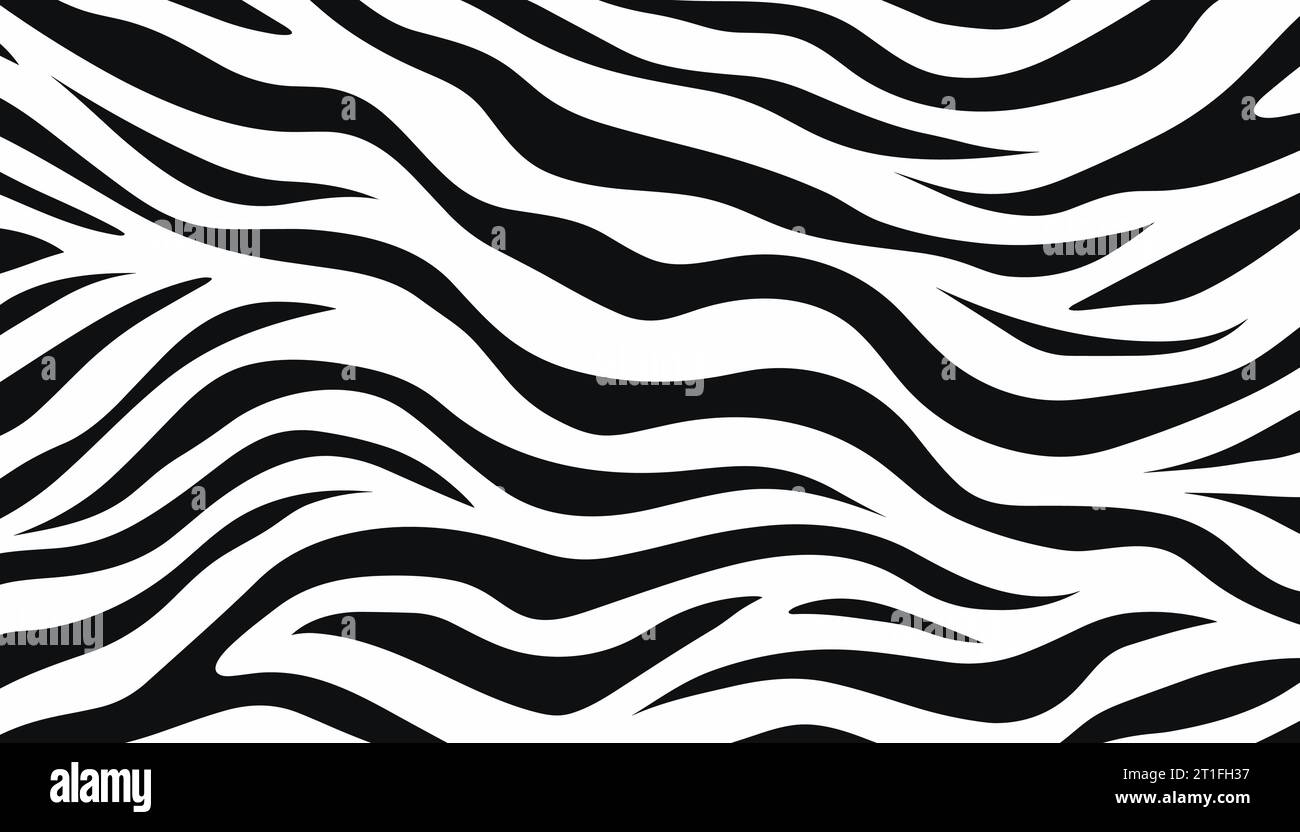 zebra skin pattern background. Vector illustration Stock Vector Image ...