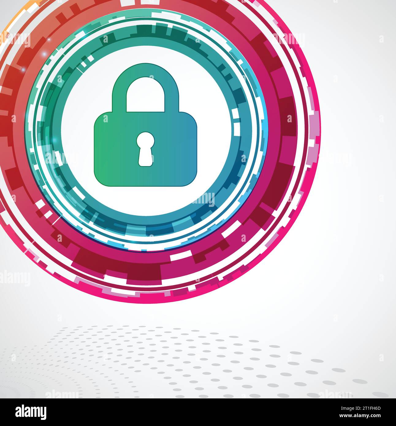 Protection concept. Protect mechanism, system privacy. Vector ...