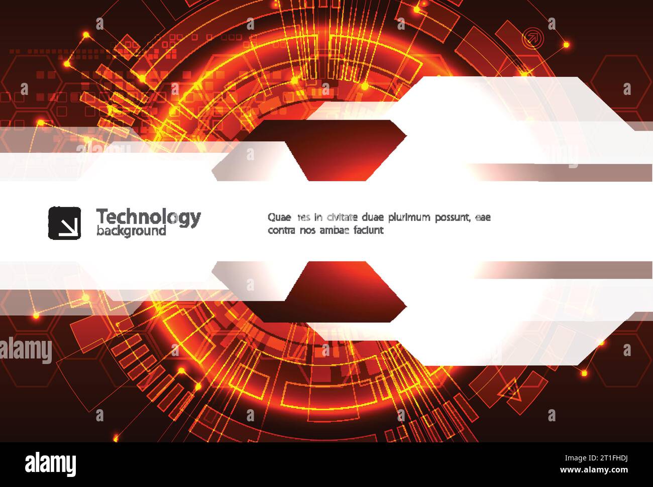 Abstract red digital communication technology background. Vector ...