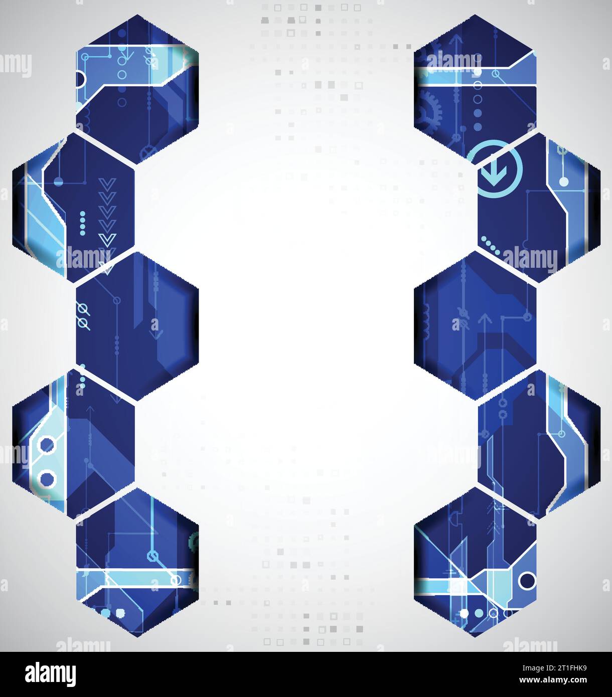 Abstract digital communication technology background. Vector ...