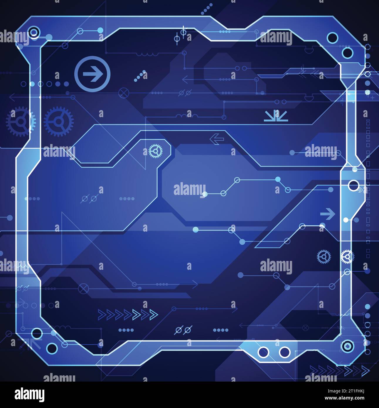 Hi-tech digital technology and engineering background. Vector Stock ...