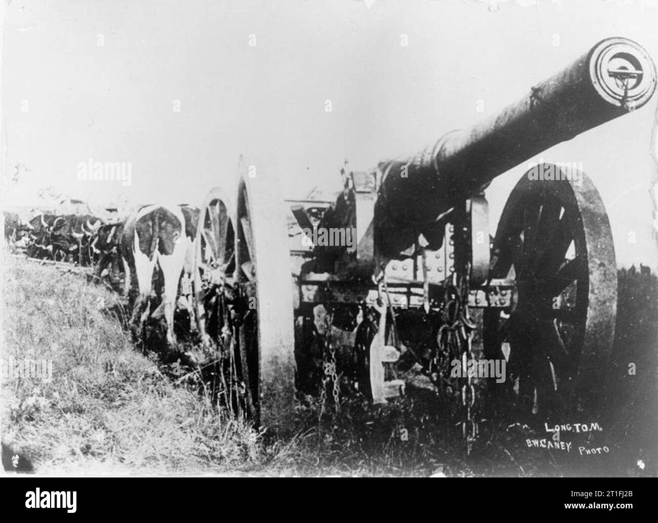 Boer War Photograph Taken by B W Caney Long Tom Stock Photo - Alamy